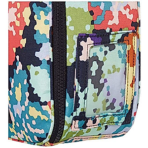 Vera Bradley Women's Recycled Lighten Up ReActive Lunch Bunch Lunch Bag, Happy Blooms Cross-Stitch, One Size