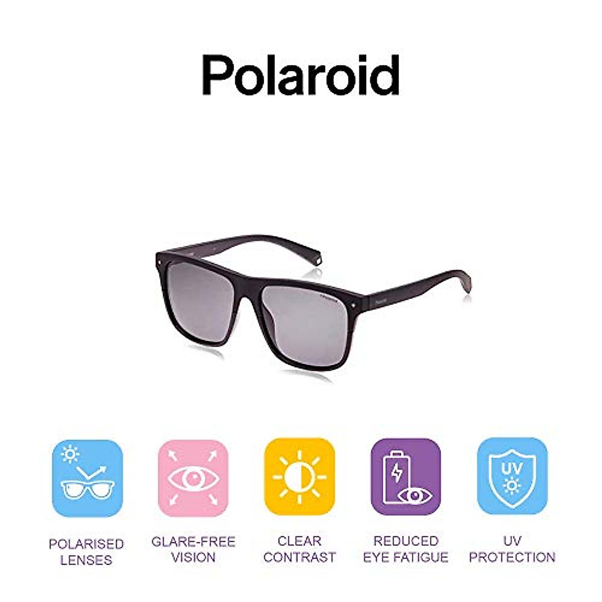 Polaroid Sunglasses Men's PLD6041/S Rectangular Sunglasses, Matte Havana , 56mm US