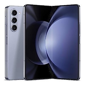 SAMSUNG Galaxy Z Fold 5 Cell Phone, Factory Unlocked Android Smartphone, 256GB, Big 7.6” Screen for Streaming, Gaming, Dual App View, One-Hand Control, Hands-Free Use, US Version, 2023, Icy Blue