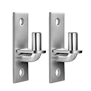 Wall Mount Gate Hinge, Gate Hinges Heavy Duty, 2 Pack Chain Link Fence Gate Hinges, Wall Mount Gate Hinges with 5/8 Hinge Pin (Screws Not Included)