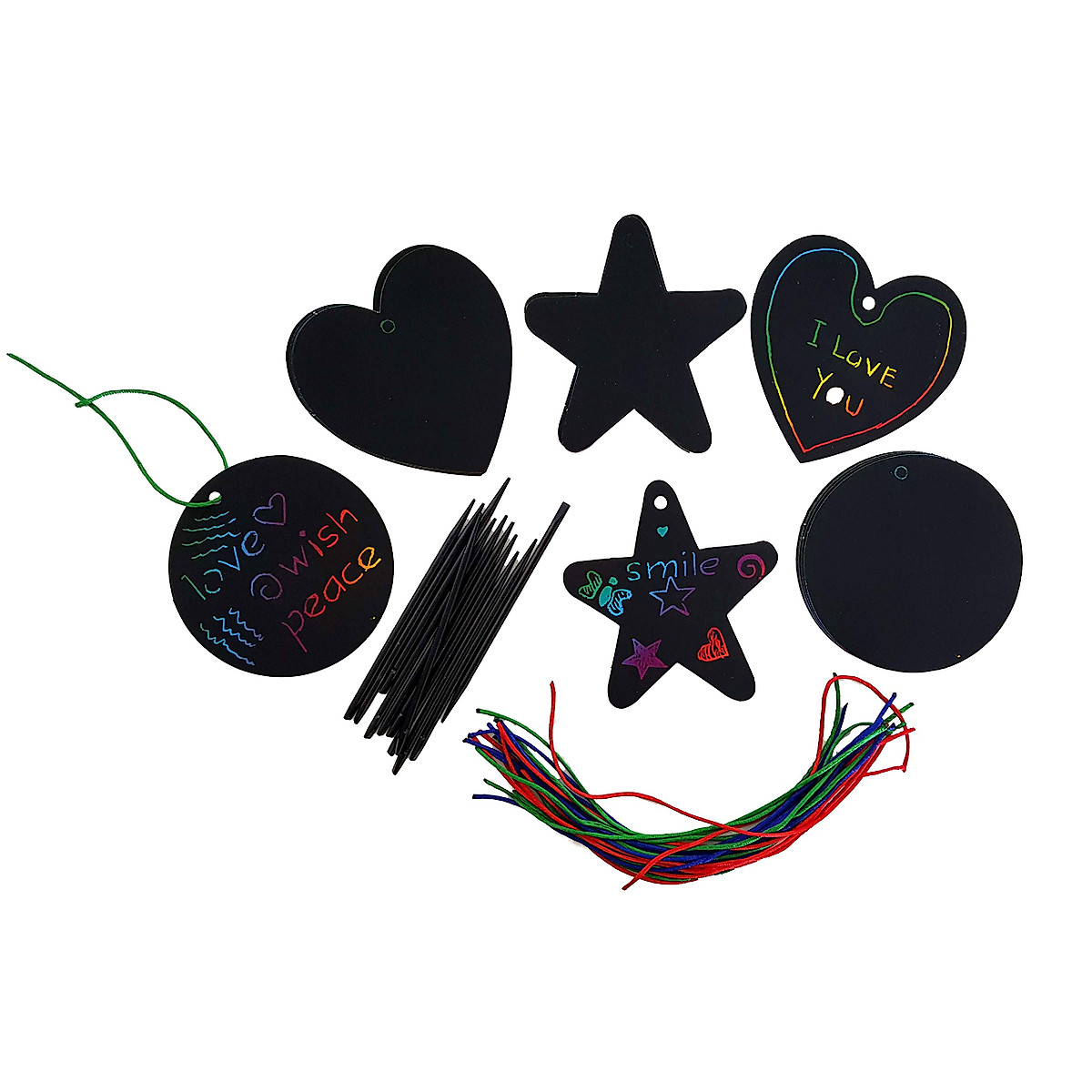Magic Color Scratch Art, by Dondor (Christmas Ornaments)