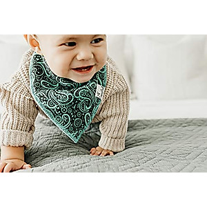 Copper Pearl Baby Bandana Drool Bibs for Drooling and Teething 4 Pack Gift Set “Jo