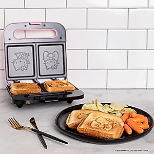 Uncanny Brands Hello Kitty Grilled Cheese Maker- Panini Press and Compact Indoor Grill