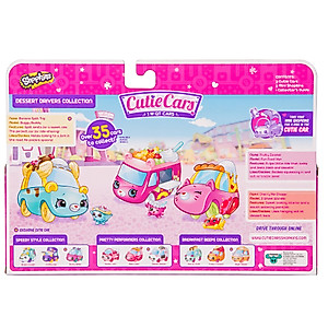 Cutie Cars Shopkins Three Pack - Dessert Drivers Collection