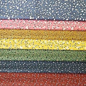 Qililandiy 7pcs Fat Quarter Flower Fabric Bundles Quilting Cotton Craft Fabric Pre-Cut Squares Sheets for Patchwork Sewing Quilting and Crafting