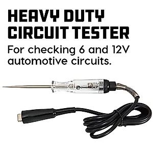 Powerbuilt 648341 Heavy Duty Circuit Tester