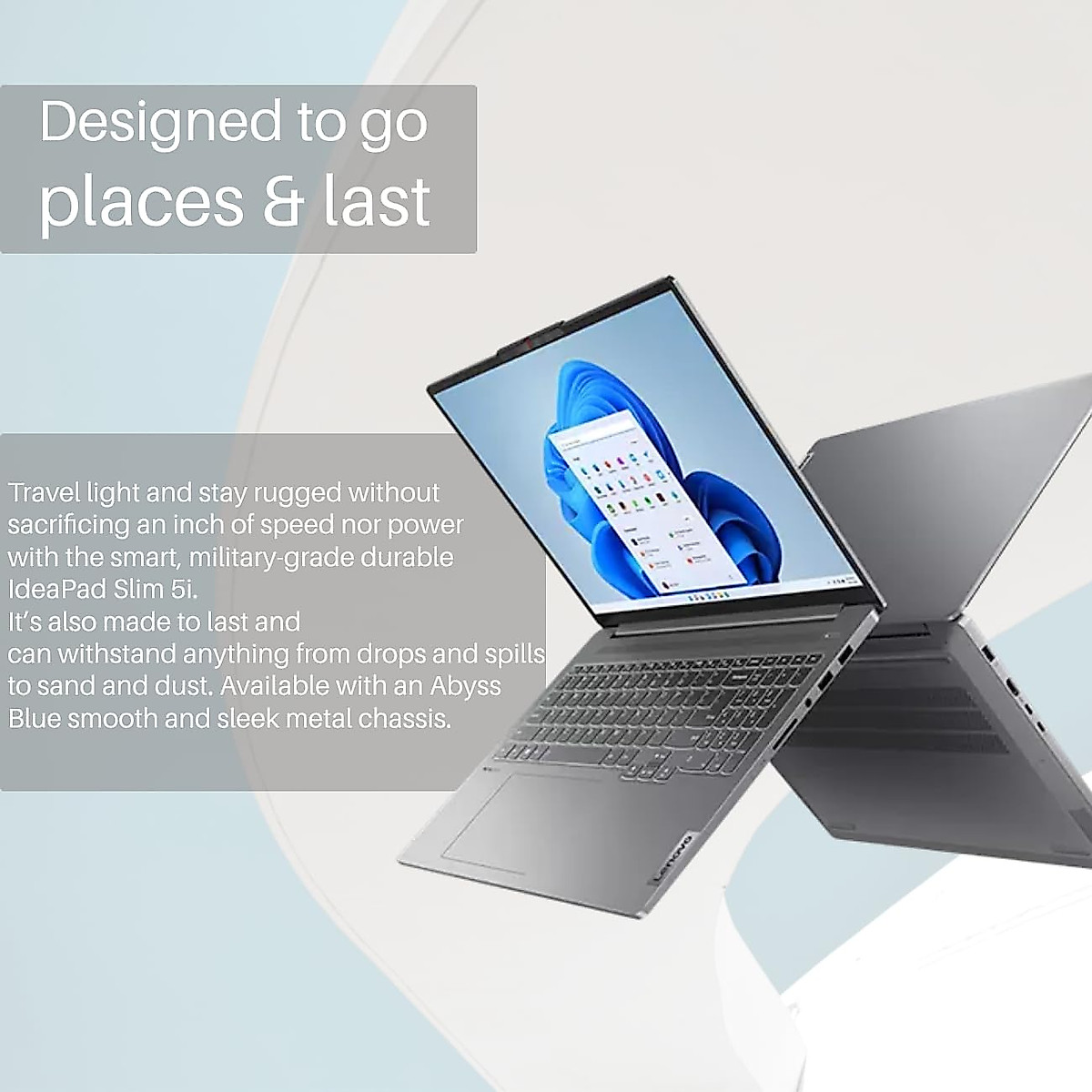 Lenovo IdeaPad Slim 5i Laptop, 16" WUXGA IPS Touchscreen, Intel Core i7-1355U (10 cores, 12 threads), 16GB DDR5 RAM, 2TB SSD, Intel Iris Xe Graphics, Wi-Fi 6, Backlit Keyboard, Windows 11 Home