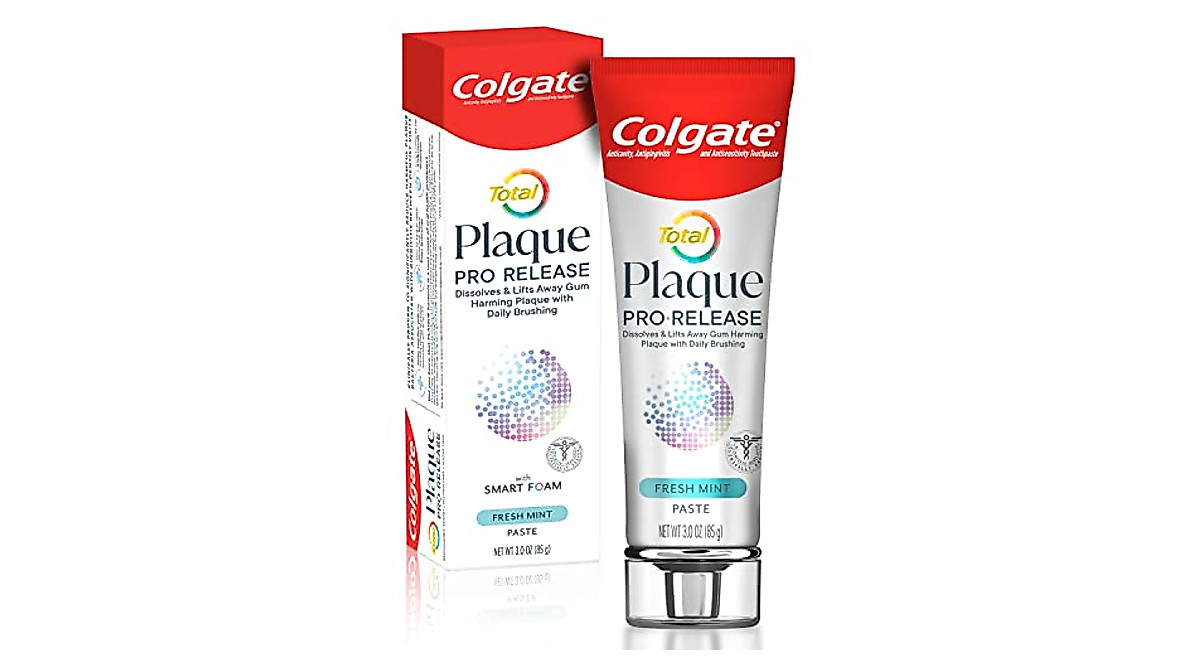 Colgate Total Plaque Pro-Release Fresh Mint Toothpaste - Advanced Gum Care