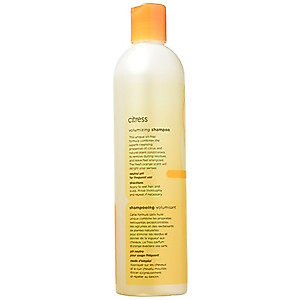 Earth Science Volumizing Citress Shampoo with natural citrus cleansers — fresh orange scent, 12 oz.