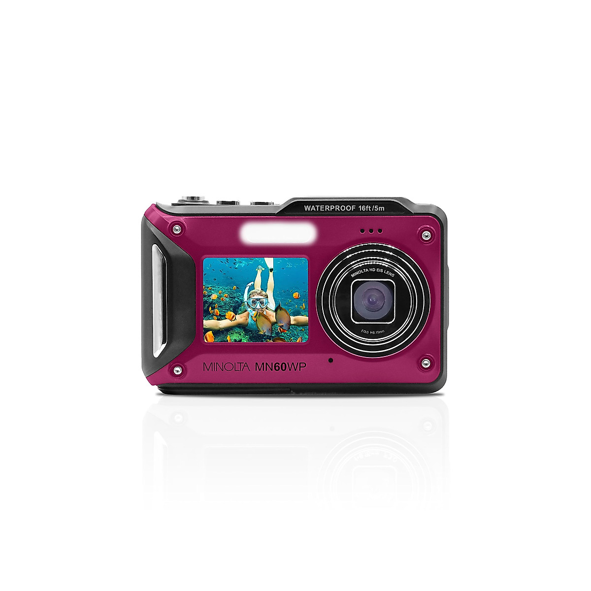 Minolta MN60WP 48MP / 4K Ultra HD Dual Screen Waterproof Digital Camera