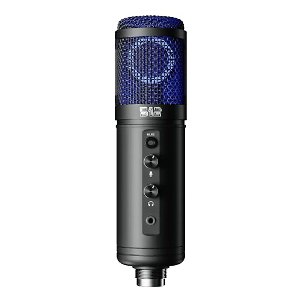 512 Audio by Warm Audio Tempest - Large Diaphragm Studio Condenser USB Microphone + Stand + Shock Mount for Recording and Streaming