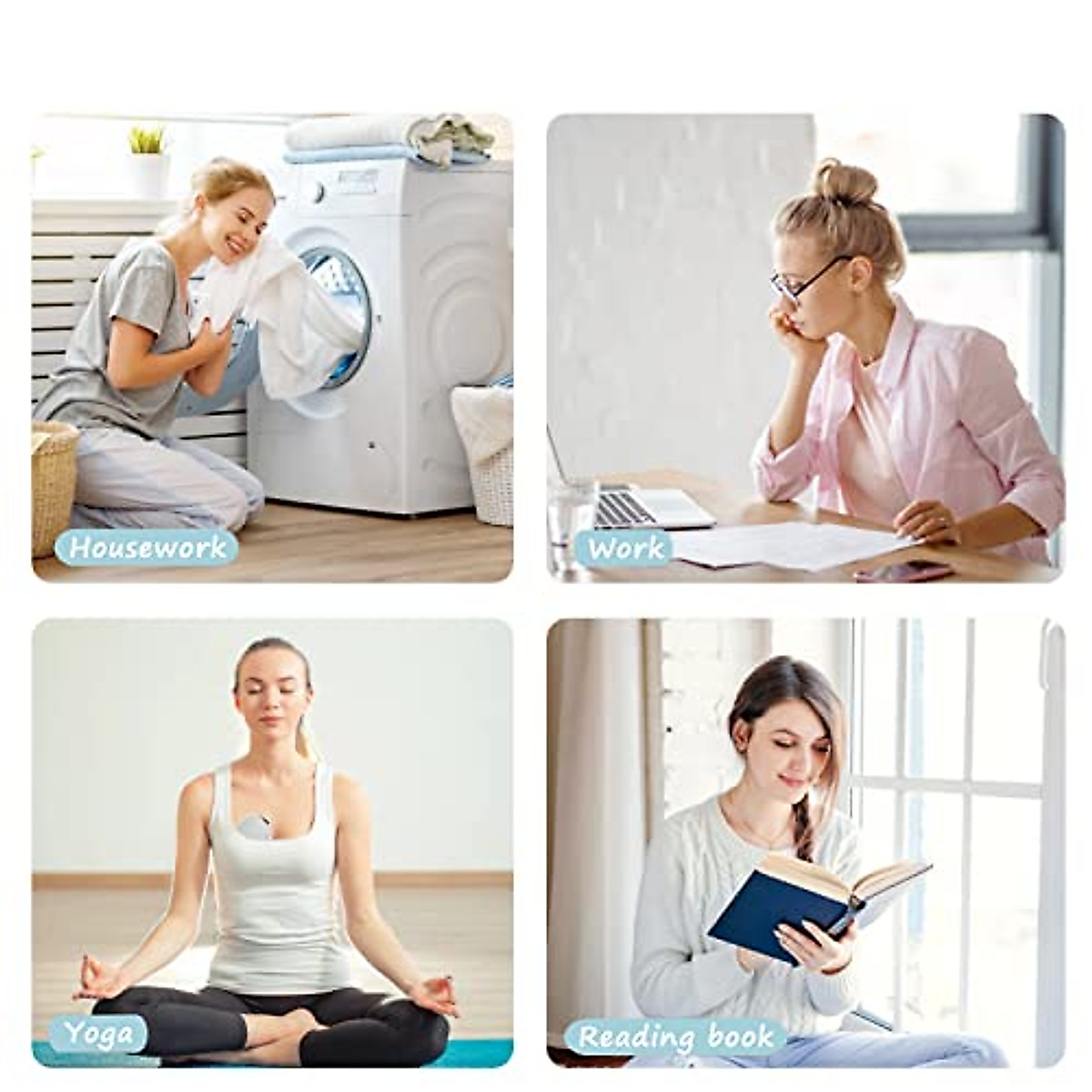 Wearable Electric Breast Pump, Hands-Free Breast Pump,Electric Portable Breast Pump,Portable Breast Pump with 4 Modes & 9 Levels, LCD Display, 24mm Flange, 2 Pack