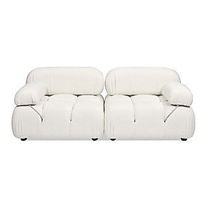 Jennifer Taylor Home Marcel 72.5" Bubble Modular Modern 2-Piece Loveseat Sofa
