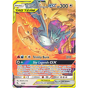Moltres & Zapdos & Articuno Tag Team GX - 44/68 - Ultra Rare - Hidden Fates