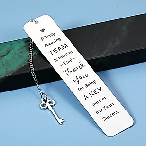 Employee Appreciation Gifts Bulk for Women Men Thank You Gifts for Coworkers Inspirational Team Gifts Bookmarks Office Retirement Gifts 2023 for Teacher Coach Nurse Birthday Gifts from Boss Leader