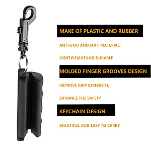 AUNKZL Molded Rubber Arrow Puller 3D Target Remover Black 2 pak Sunset