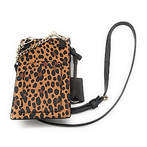 Kate Spade New York Spencer Leopard North South Phone Crossbody