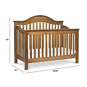 DaVinci Jayden 4-in-1 Convertible Crib in Chestnut, Greenguard Gold Certified