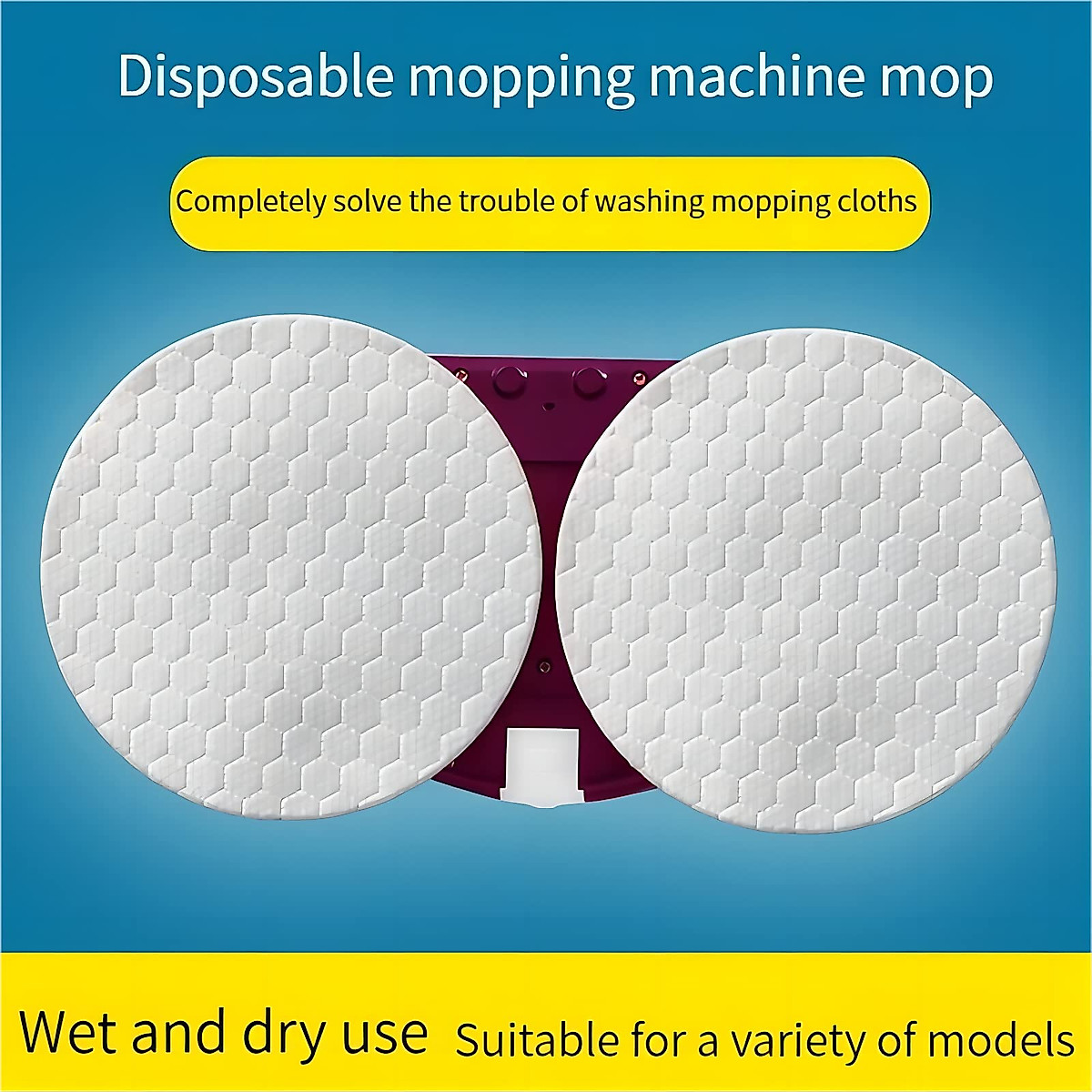 Szxtdzsw Compatible with Samsung Bespoke Jet 90/75 / 70 Pet Cordless Vacuum Cleaner,20 Pack -Spraying Rotary Brush Vacuum Mopping Dry Paper Towels，White,2 Mop Pads.