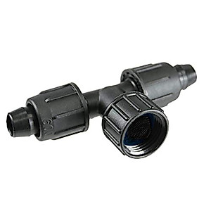 Drip Depot 1/2" Perma-Loc Tubing x 3/4" FHTS Swivel Tee Adapter Fitting- 5 Pack