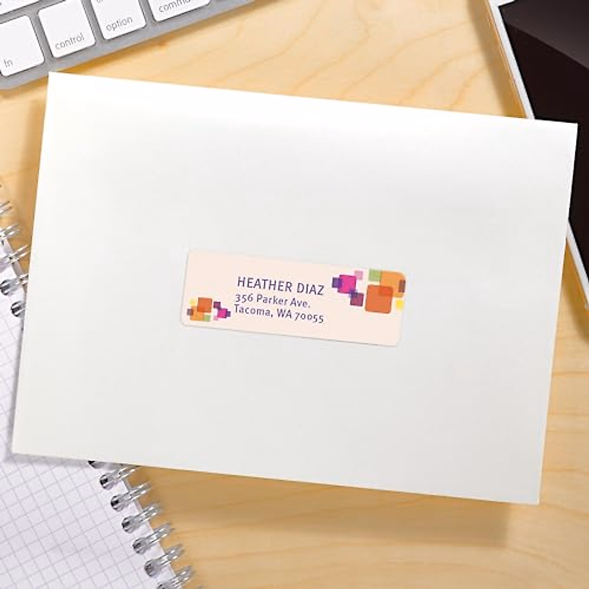 Avery Matte White Return Address Label, Sure Feed Technology, Permanent Adhesive, 3/4" x 2-1/4", 600 Labels (8257)