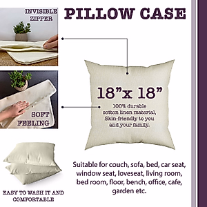 Zexpa Apparel Personalized 18" Square Cotton Canvas Print Throw Pillow Cover for Car Club Festival Valentine's Day