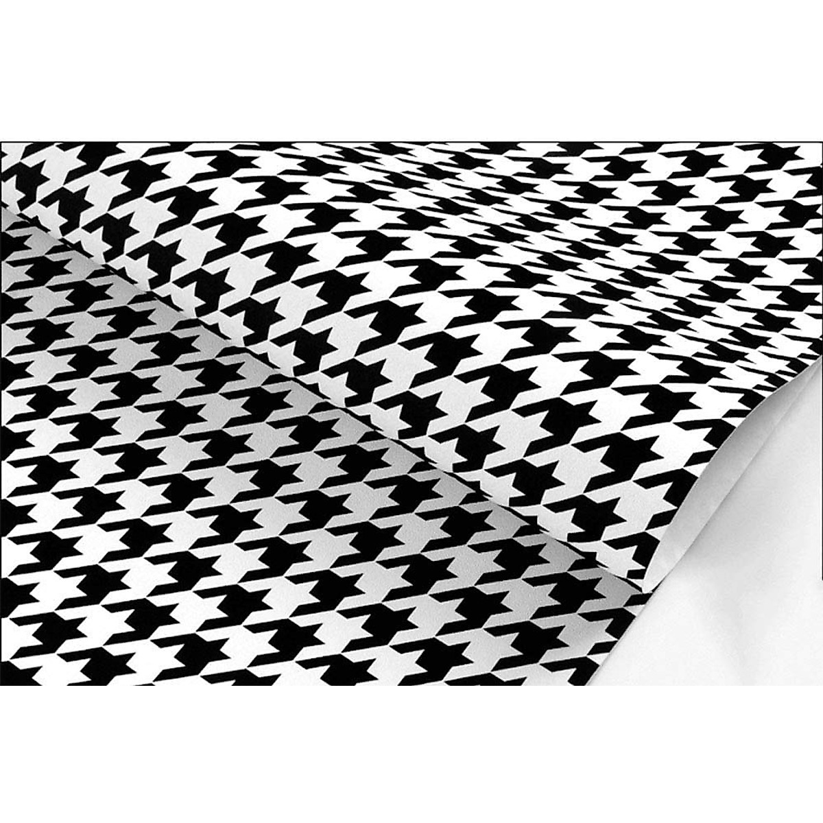 Self-Adhesive Vinyl Black White Plaid Shelf Liner Contact Paper for Cabinets Dresser Drawer Furniture Wall Arts and Crafts Decal 17.7X117 Inches