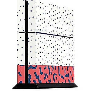 Skinit Decal Gaming Skin for PS4 Console - Originally Designed Polka Dot Split Design