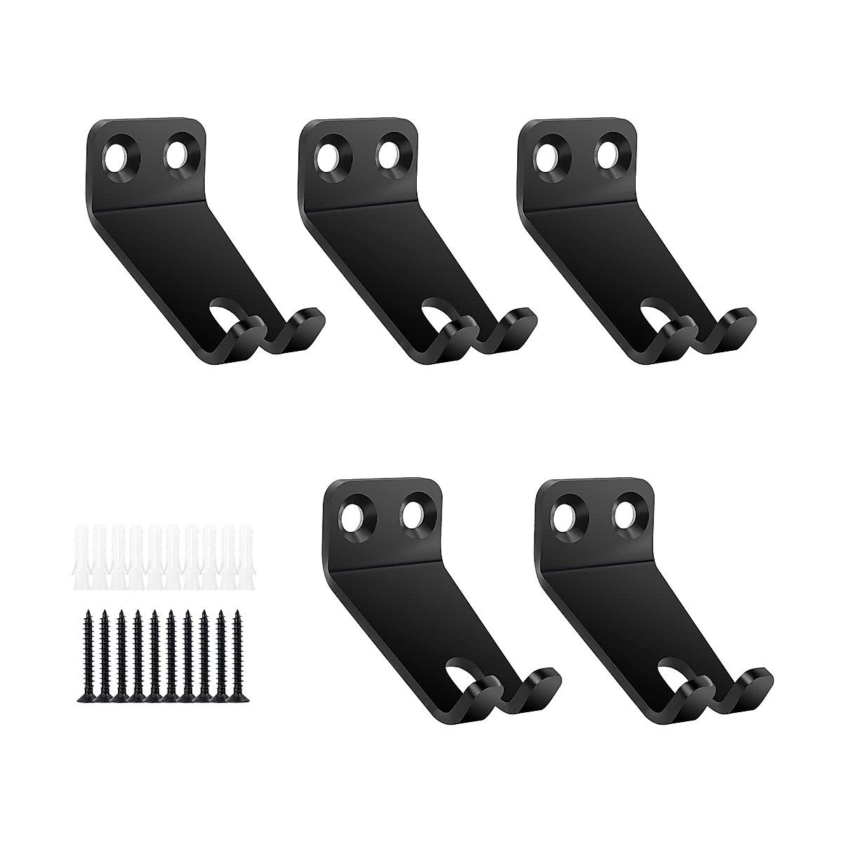 OMMUU 5PCS Wall Mounted with Special Fit for Tonal Accessory Shelf Clips Adapter Hooks Space Saving for Home Gym Garage T-Lock Exercise Equipment Organization Multipurpose Organizer Storage