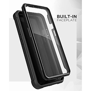 Encased Falcon Armor Designed for OnePlus 9 Case with Built-in Screen Protector and Belt Clip Holster (OnePlus 9 Pro)