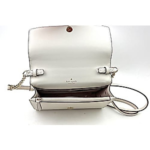 Kate Spade New York Staci small flap crossbody bag (Parchment)