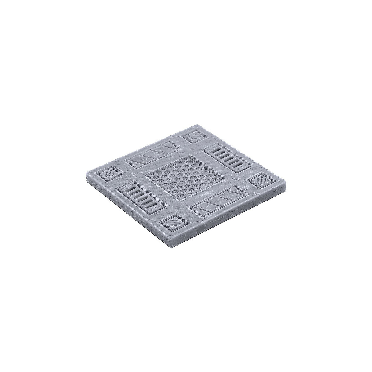 EnderToys Mid-Level Industrial Skirmish Field, Terrain Scenery for Necromunda, Kill Team, Compatible with Sector Mechanicus, 3D Printed and Paintable