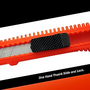 24 Box Cutter Utility Knife Tool with Retractable Snap off Razor Blade 6 Blue 6 Yellow 6 Red 6 Green