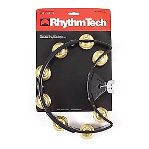 Rhythm Tech Tambourine, Black, inch (DST11)
