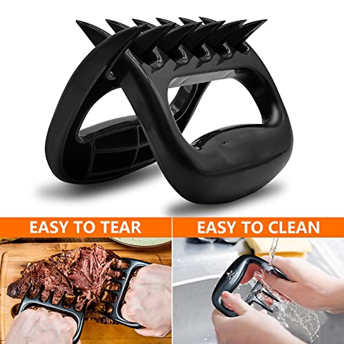 Griddle Accessories, 37 PCS Stainless Steel Grilling Kit, Flat Top Grill Accessories for Blackstone and Camp Chef, Barbecue Utensil Gift with Basting Cover, Thermometer, Meat Injector & Meat Claws