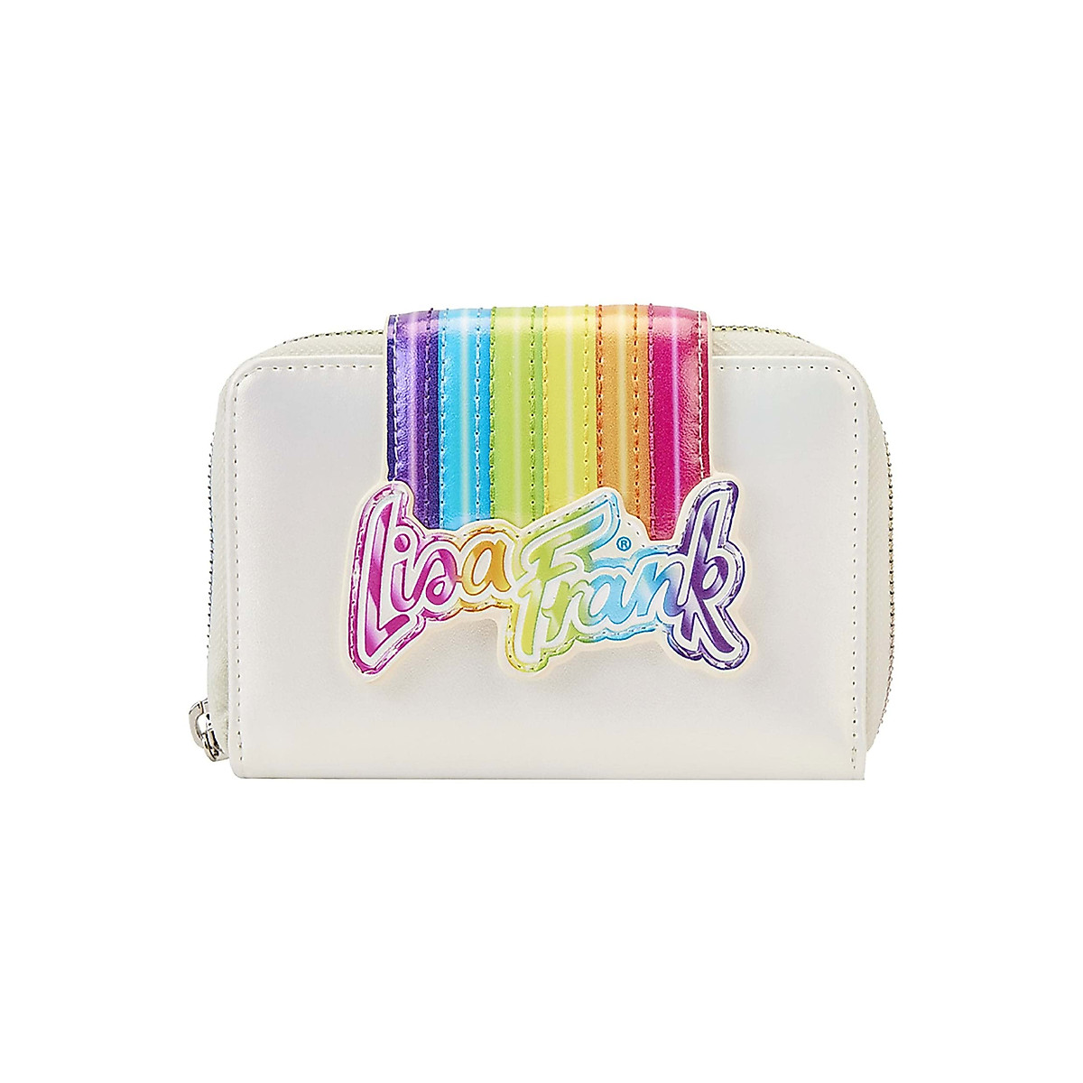 Loungefly Lisa Frank Rainbow Logo Zip Around Wallet