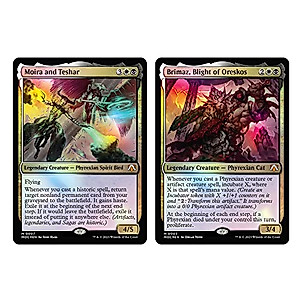 Magic The Gathering March of the Machine Commander Deck - Growing Threat (100-Card Deck, 10 Planechase cards, Collector Booster Sample Pack + Accessories)