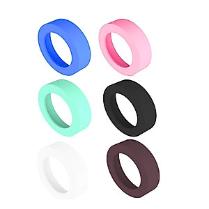 Water Bottles Bottom Silicone Sleeve Protective Cover Cap,Silicone Sleeve Vacuum Cup Special Sheath Cup Bottom Ring Cover Coaster,6PCS