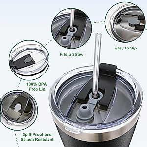 KOOLDRINK When Life Gives You Lemon Throw Them at Someone Tumbler-Inspirational Gifts for Women Men-Funny Christmas Gifts for Coworker,Boss Lady-Birthday Gifts ideas Black 20oz