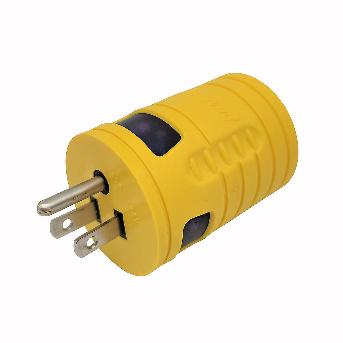 Parkworld 691753 Household Regular 15A Plug 5-15P to L5-30R Generator 3-Prong 30 AMP Locking Female Adapter