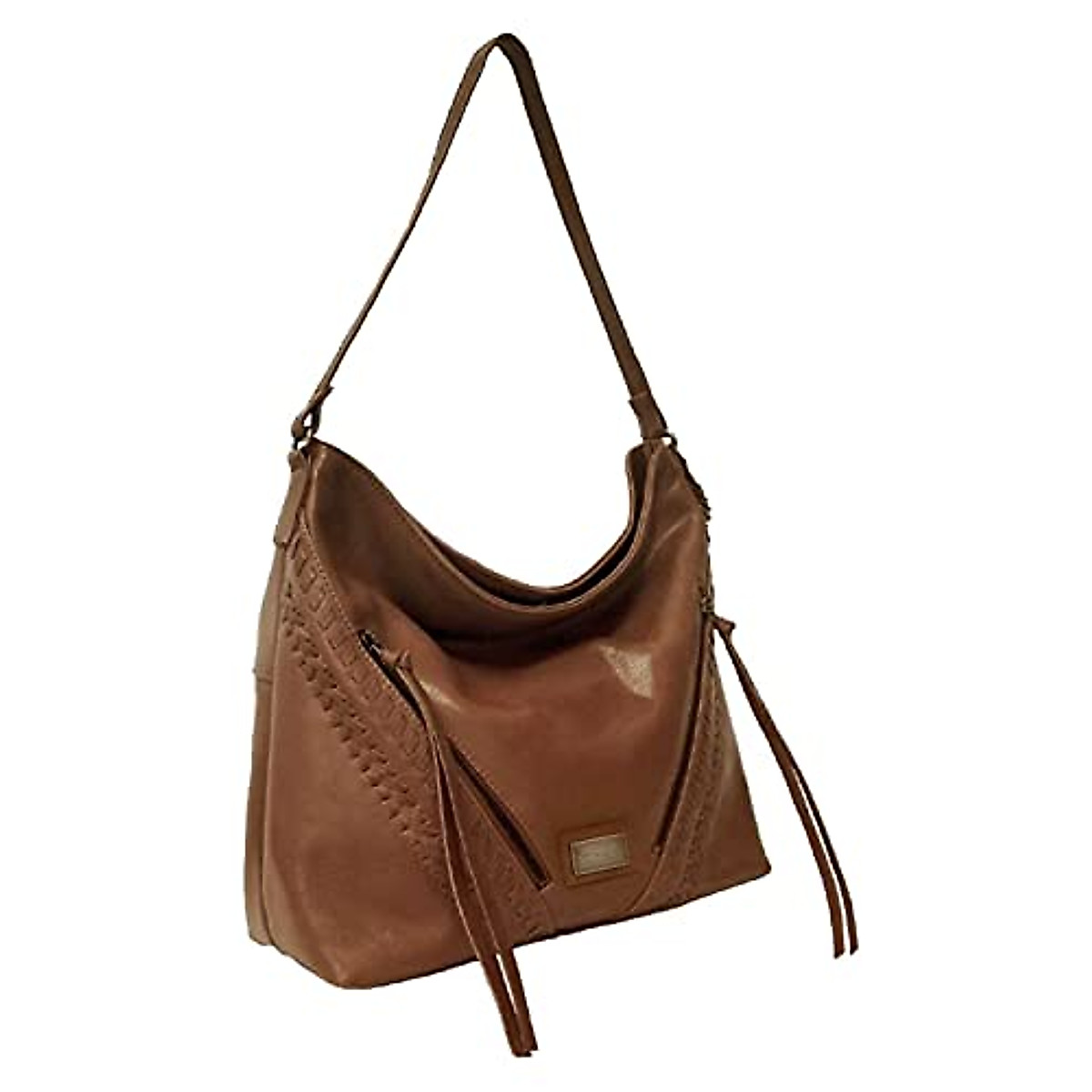 Harley-Davidson Women's Western Tan Buffalo Leather HOBO Purse - Brown