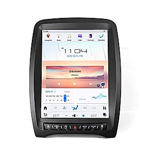NAKEVICH Android 11 Qualcomm Car Radio for Dodge Durango 2014-2020 Stereo Replacement Tesla Style Dash Touch Screen Android Auto GPS Navigation Head Unit Audio Multimedia Player
