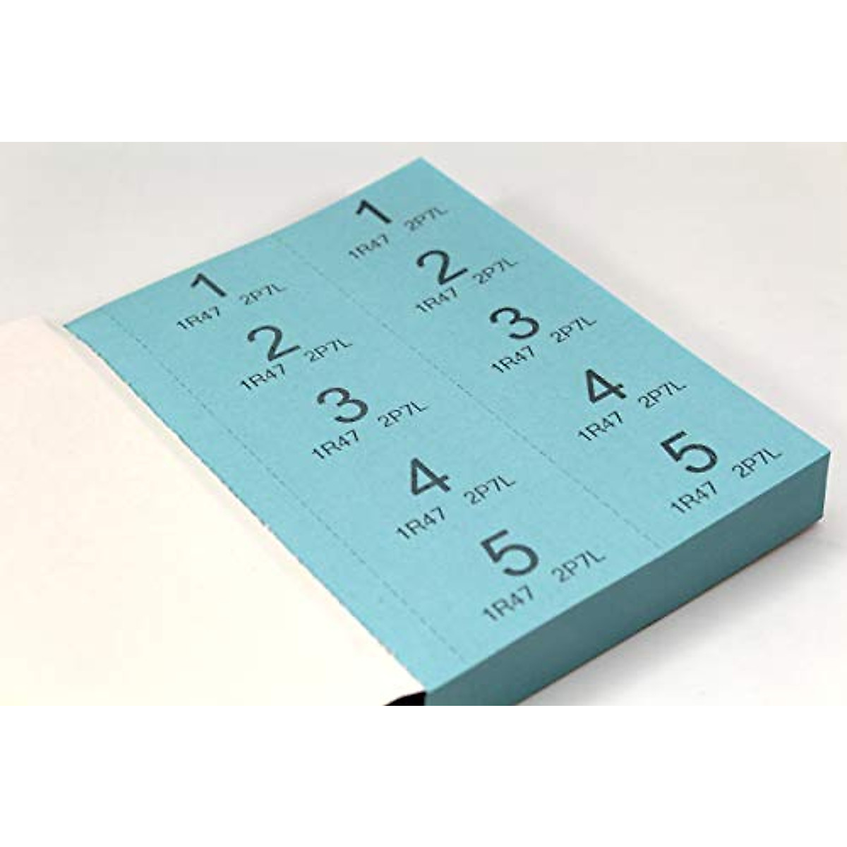 Silvine Cloakroom/Raffle Tickets, Numbered 1-1000 with Security Numbering. Ref CRT1000 [Pack of 6]