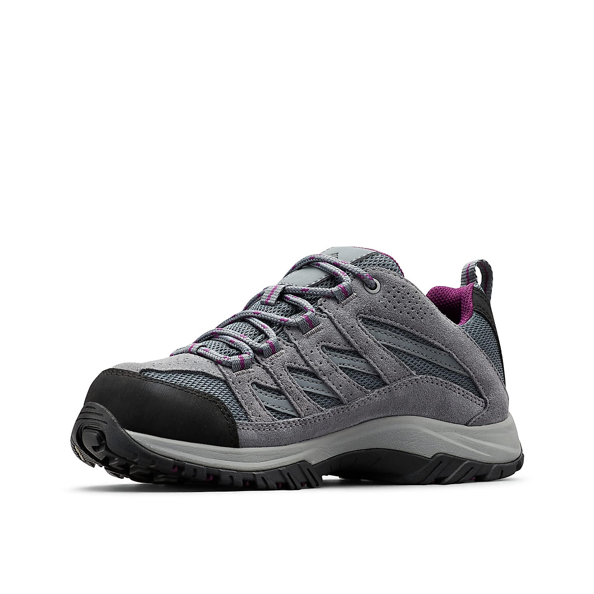 Columbia Women's Crestwood Waterproof, Graphite/Wild Iris, 9