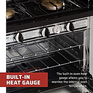 Camp Chef Outdoor Camp Oven, Dimensions with handles: 15 in. L x 25 in. W x 18 in. H