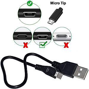 Master Cables Micro USB Programming & Charging Cable for LOGITECH Harmony Remote Controls