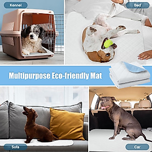 Washable Pee Pads for Dogs - Reusable Puppy Pads Pet Training Pads, Waterproof Dog Pee Pads Pet Pads for Dog Bed Mat, Super Absorbing Whelping Pads Potty Pad, 18"x24", 2 Pack