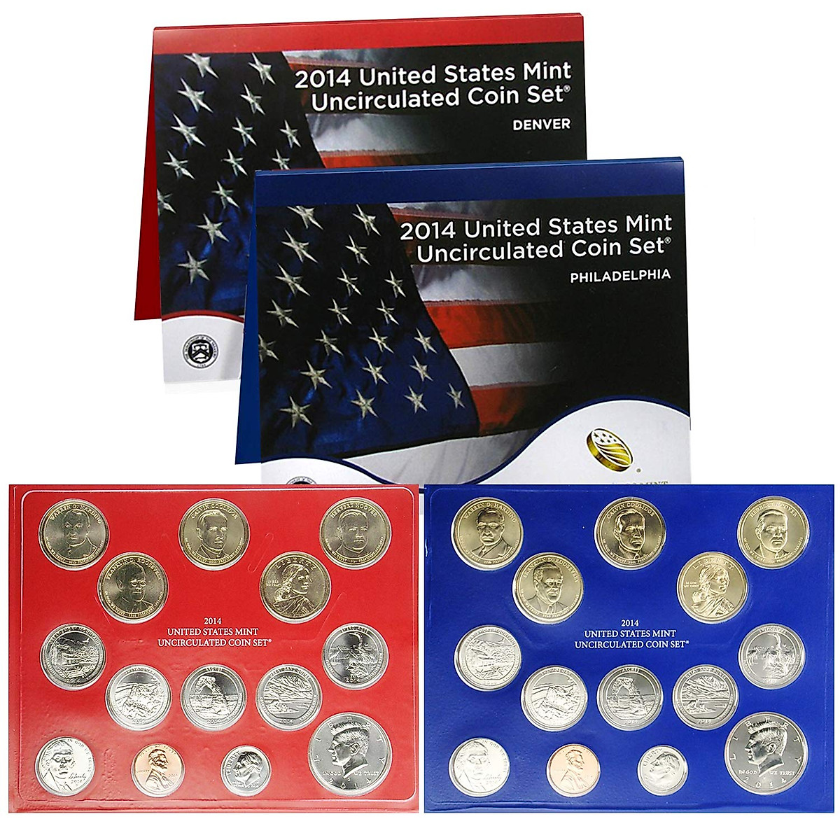 2014 United States Mint Set - Sealed 28 Coin Set Uncirculated