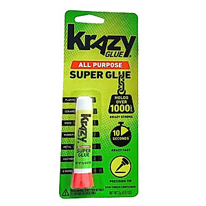 Krazy Glue Elmer's Original Crazy Super Glue All Purpose Instant Repair, 3 Piece