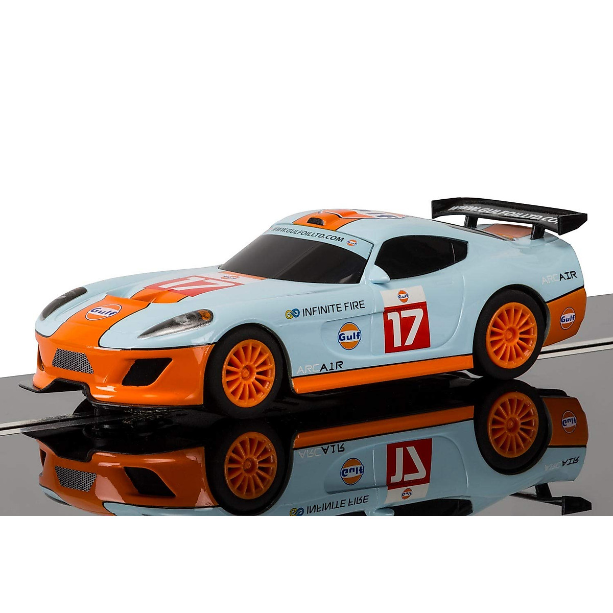 Scalextric Team GT Lightning - Team GT Gulf 1:32 Slot Race Car C3840
